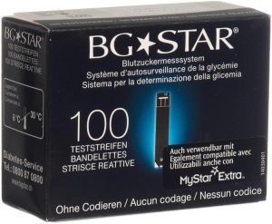 BGSTAR / IBGSTAR MYSTAR Extra Teststreifen, 100 Stück | Online Apotheke ...