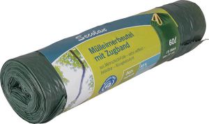 MEMO Müllbeutel mit Zugband 60l, 15 Stück | Online Apotheke Schweiz | Online Drogerie | puravita.ch