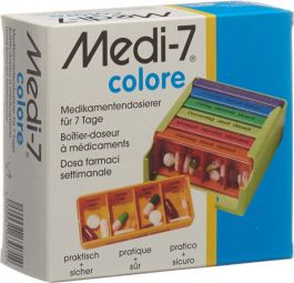 MEDI-7 Medikamentendosierer 7 Tage D/F/I colore | Online Apotheke ...